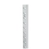 Shelf Support Strip, Length: 3500 mm, Screw Fixing, Steel - solmer.co.uk