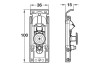 Concealed Cabinet Hanger, Screw Mounting, Libra H1 Unhanded - solmer.co.uk