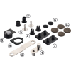 Table Top Swivel Fitting Set - solmer.co.uk