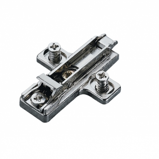 Blum Cruciform Mounting Plate with Dowels & Screws - solmer.co.uk