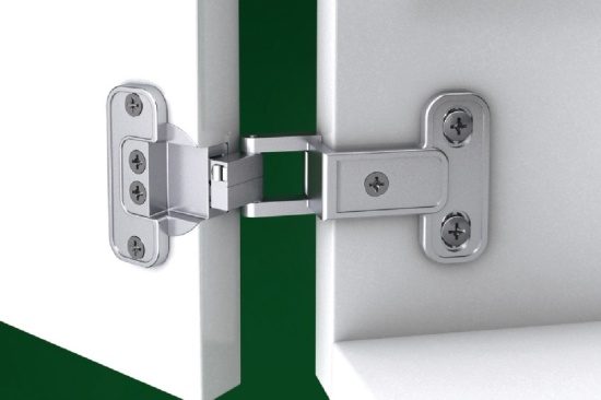 Exposed Axle Hinge 240° Single Pivot Aximat 300 - solmer.co.uk