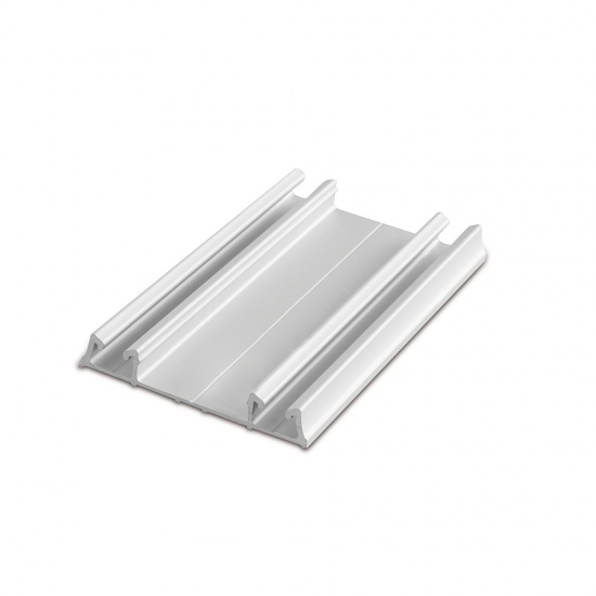 Aluminium Bottom Track PRO For Sliding Wardrobe Doors - solmer.co.uk