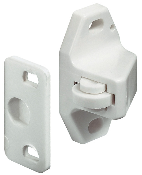 Roller Catch, for Screw Fixing, Plastic - solmer.co.uk