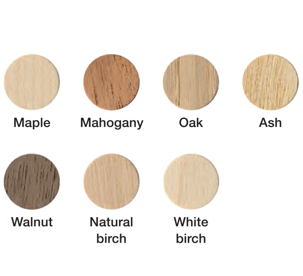 Self Adhesive Cover Cap, Wood Veneer - solmer.co.uk