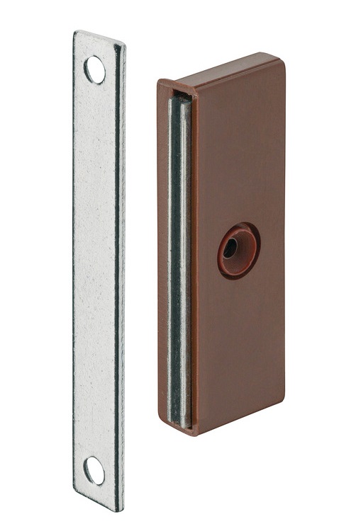 Magnetic Plate Catch Slim Design Pull 5kg for Screw Fixing - solmer.co.uk