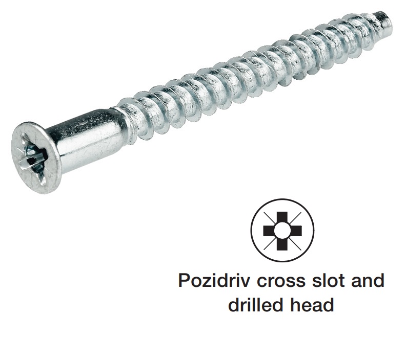 Confirmat One-piece Connector Galvanized Steel - solmer.co.uk