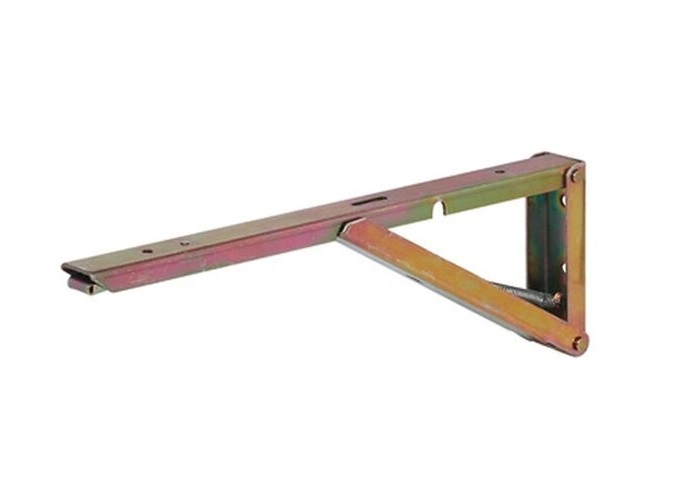Wall Mounting Folding Hinged Spring Bracket - solmer.co.uk