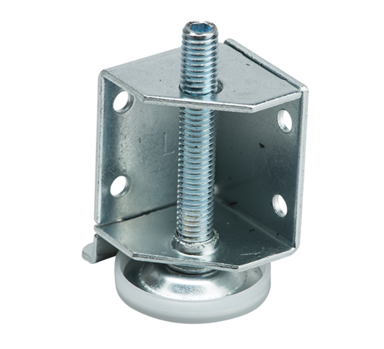 Cabinet Unit Plinth Adjuster Fitting Foot with Bracket - solmer.co.uk