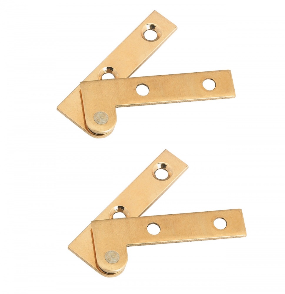 Corner Pivot Hinge 250° without Stop Straight Outer Knuckle - solmer.co.uk