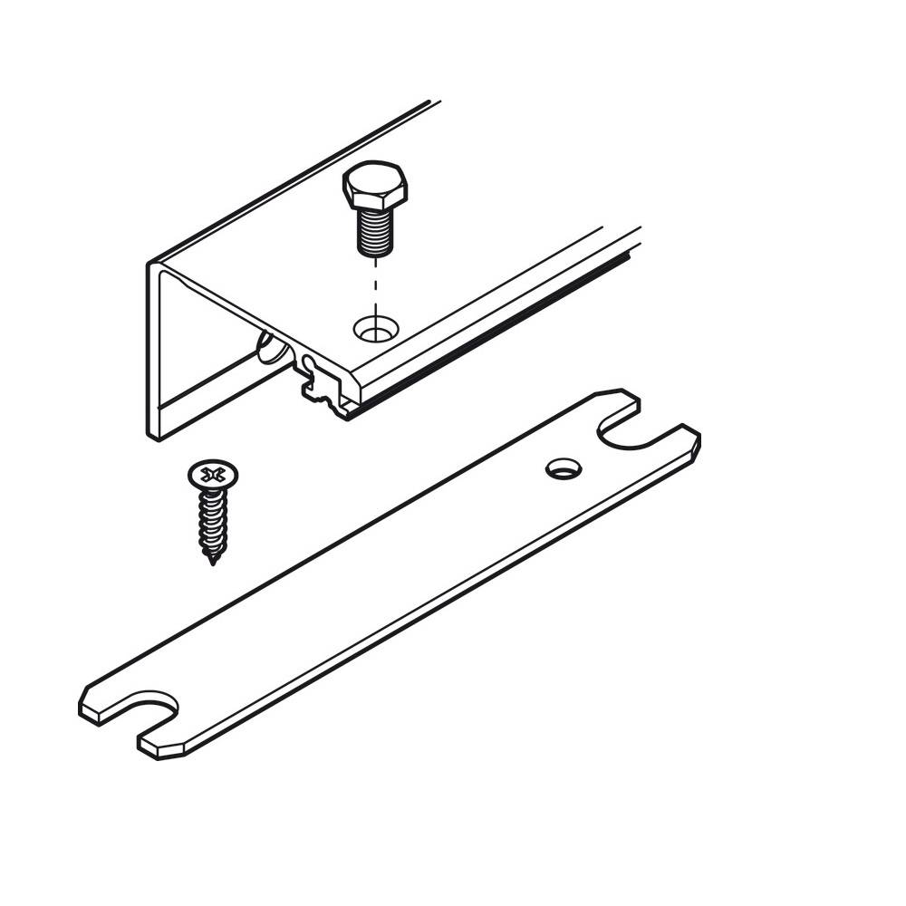 Hawa Concepta Connecting Bracket for Pivot Sliding Cabinet Door ...