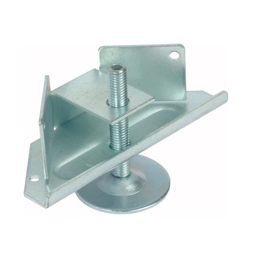 Plinth Adjuster Fitting with Bracket, Ø 12 mm, 150 kg - solmer.co.uk
