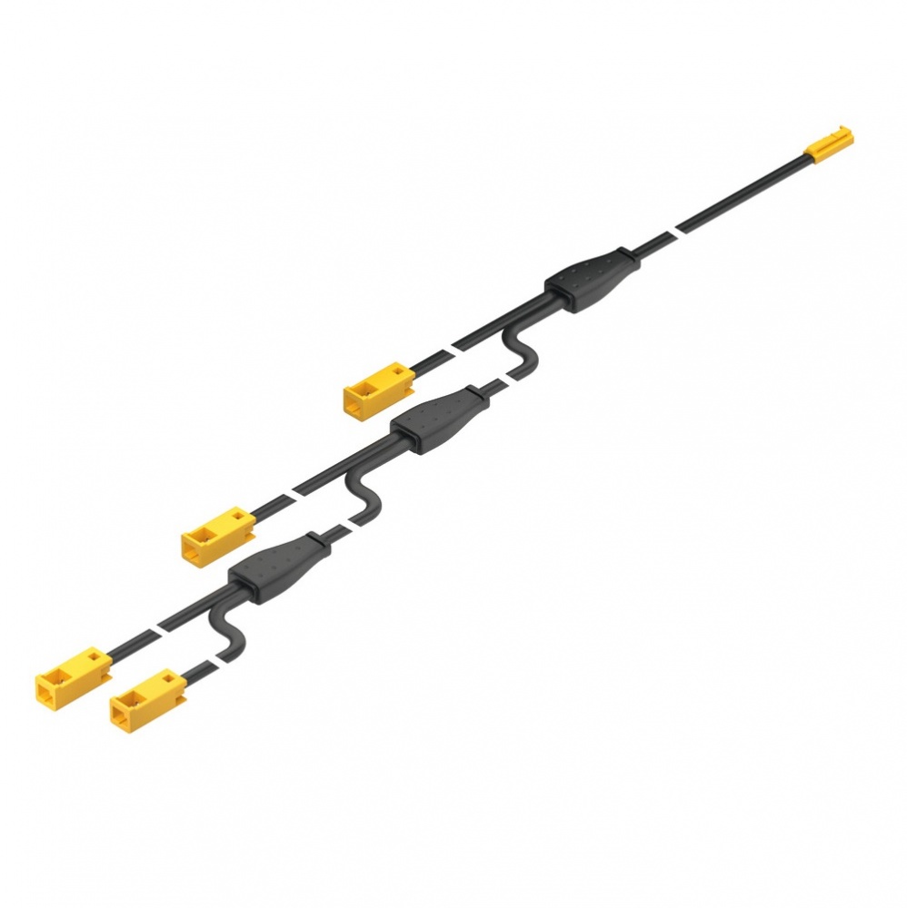 LED Extension Lead, 4-Way for Loox5 Monochromatic Lights - solmer.co.uk