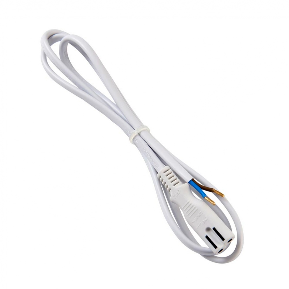 Sleek CCT Power Lead, White - solmer.co.uk