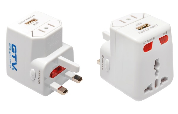 Universal Adapter For Mains Sockets TA1U - solmer.co.uk