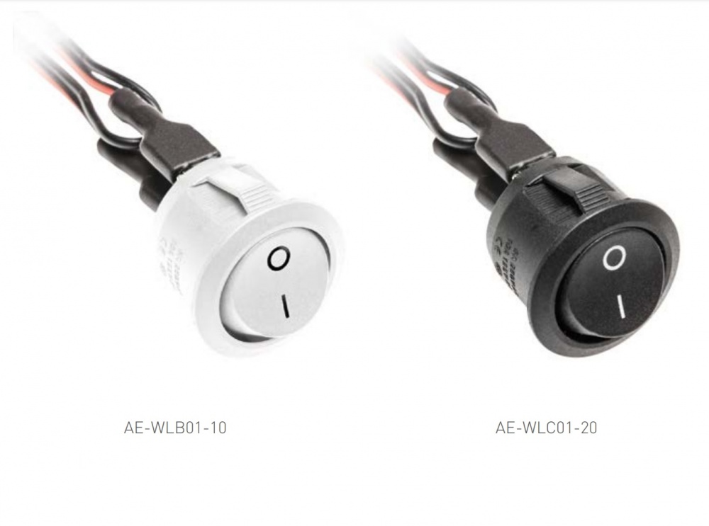 Rocker Switch 12V/3A - solmer.co.uk