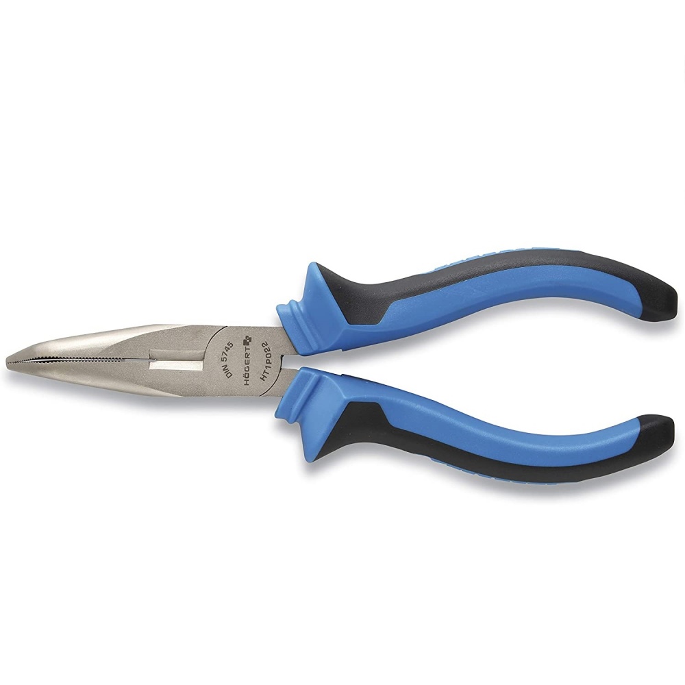 Half Round Bent Pliers 160mm - solmer.co.uk