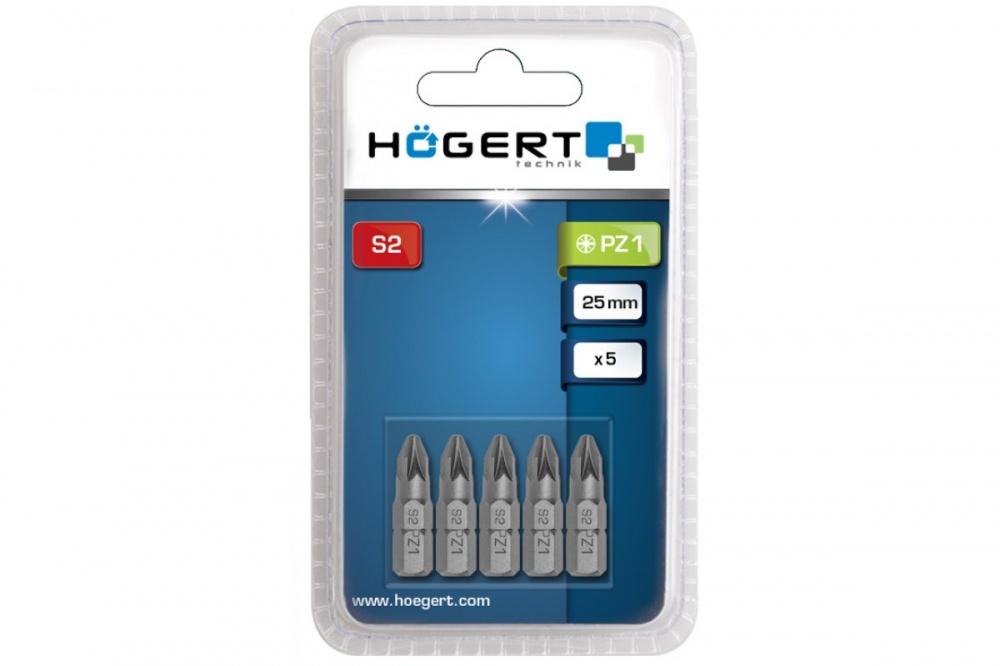 PZ - 25mm Pozi Bits, Box of 5pcs - solmer.co.uk