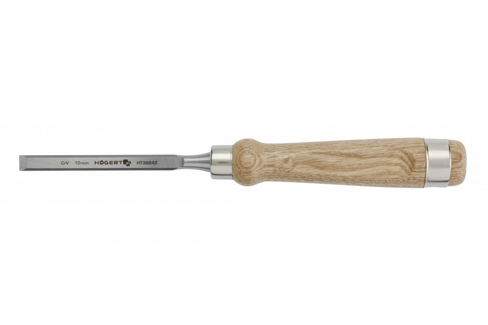 Flat Chisel with Wooden Handle - solmer.co.uk