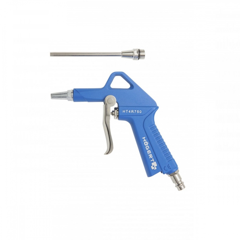 Air Blow Gun with Short and Long Nozzles - solmer.co.uk