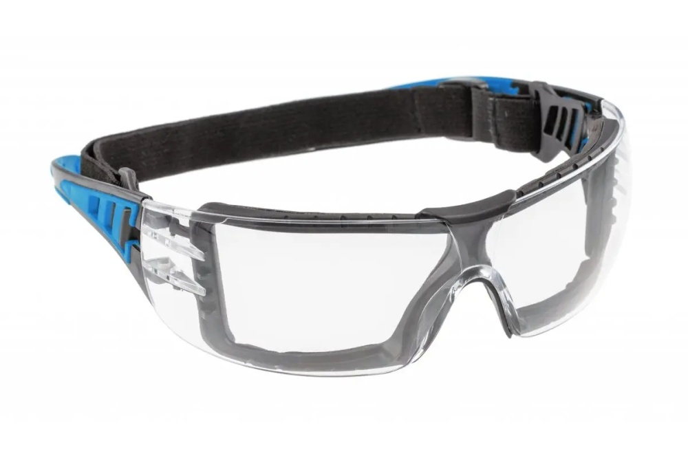 Safety googles, protective spectacles LOTZEN Blue - solmer.co.uk