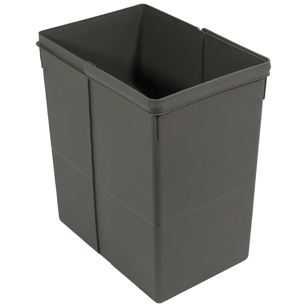 Replacement 20L Inner Waste Bin, Anthracite grey for Emuca Recycle Bin ...