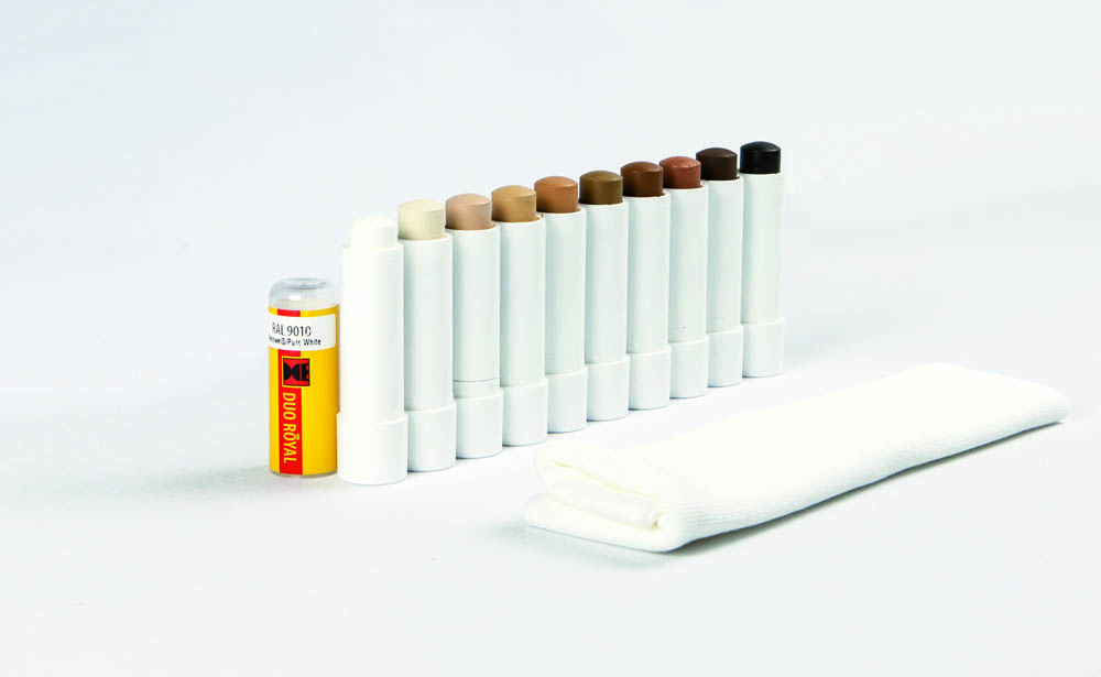 Konig Duo Royal Quick Filler Furniture Scratch Repair Wax Sticks Set 910