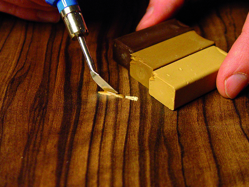 Hard Wax Furniture Wood Filler Repair Stick - solmer.co.uk