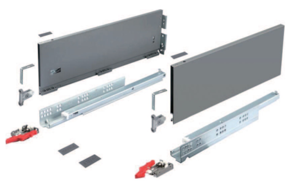 Matrix Box Slim A 30 kg 175mm High Soft and Smooth Closing - solmer.co.uk