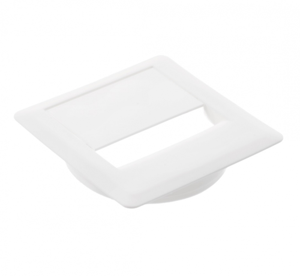 Cable Outlet Square Grommet Tidy for Ø 80 mm hole - solmer.co.uk