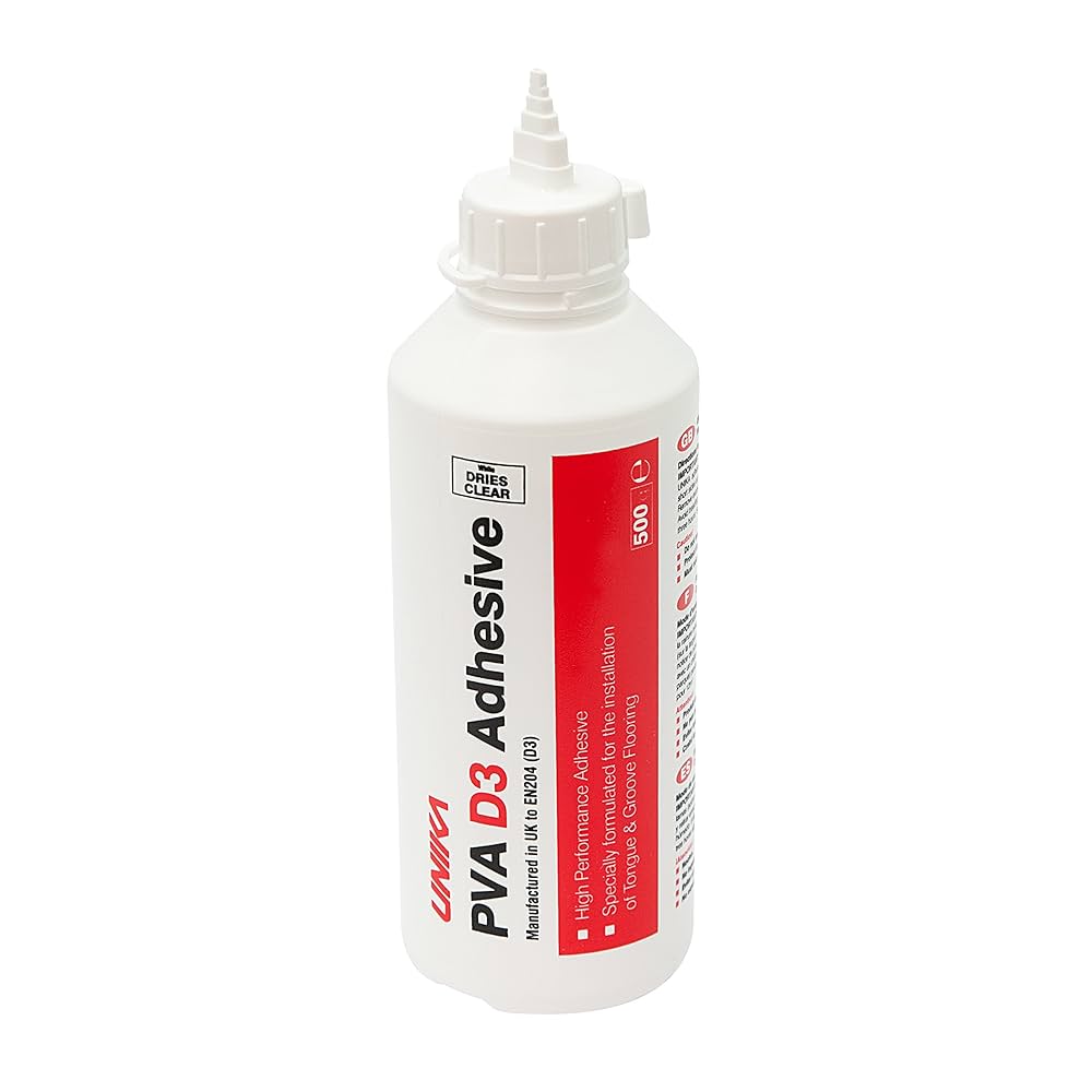 PVA D3 Wood Adhesive / Glue 500g , White - solmer.co.uk