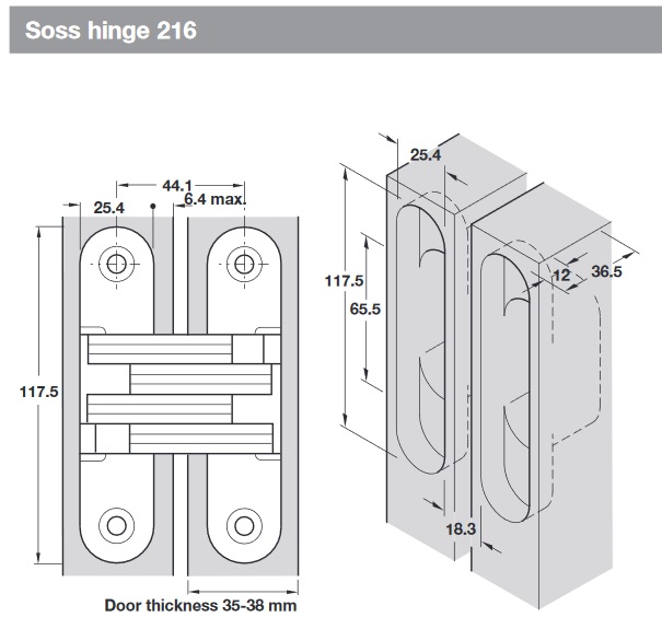 Soss Hinges Cad Block at Neomi Ingram blog